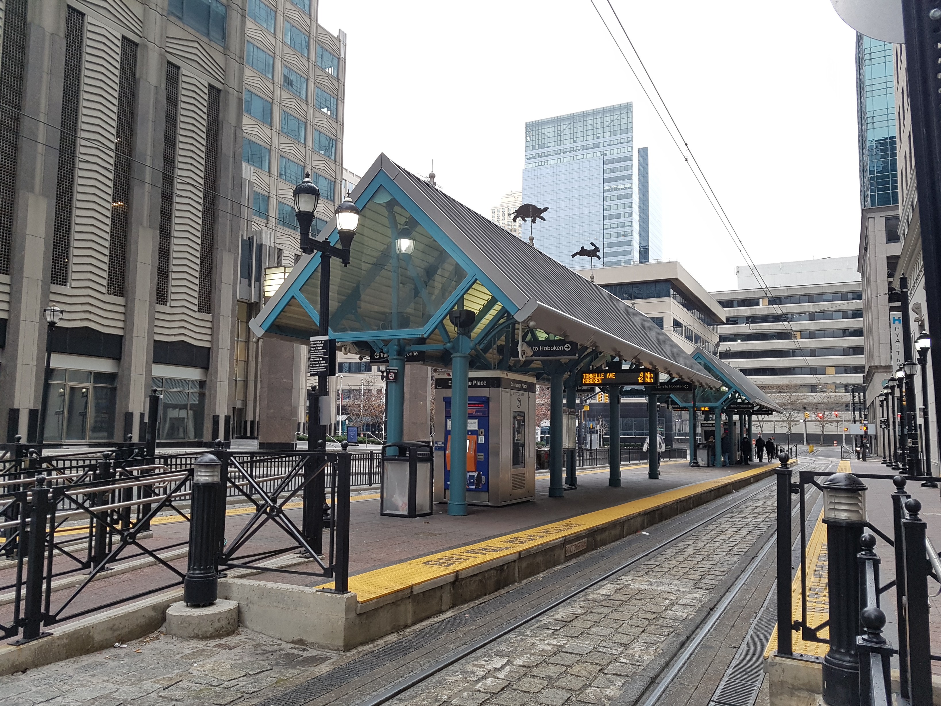 Exchange Place (HBLR station) - Jersey City, New Jersey