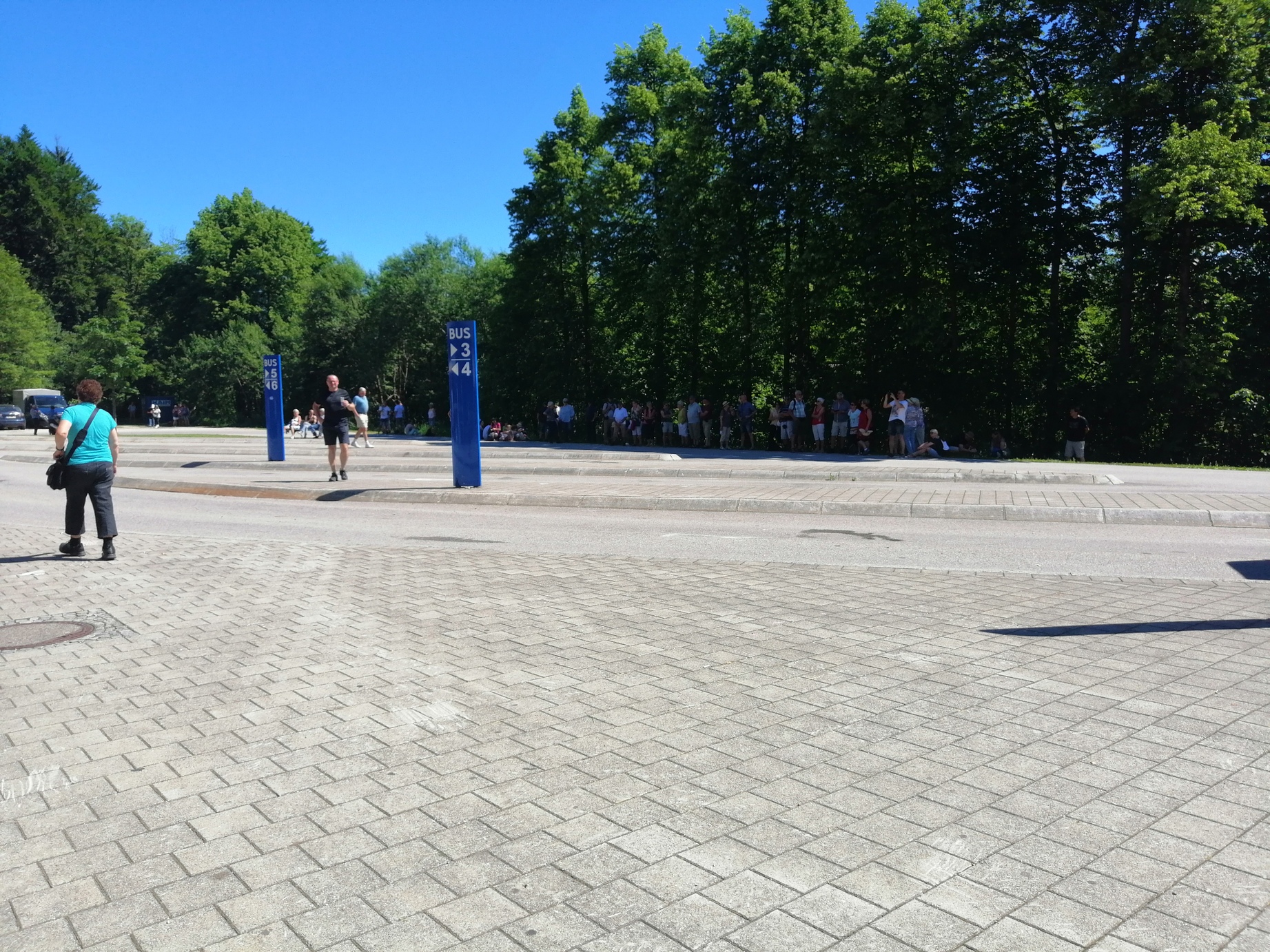 Bus departure point