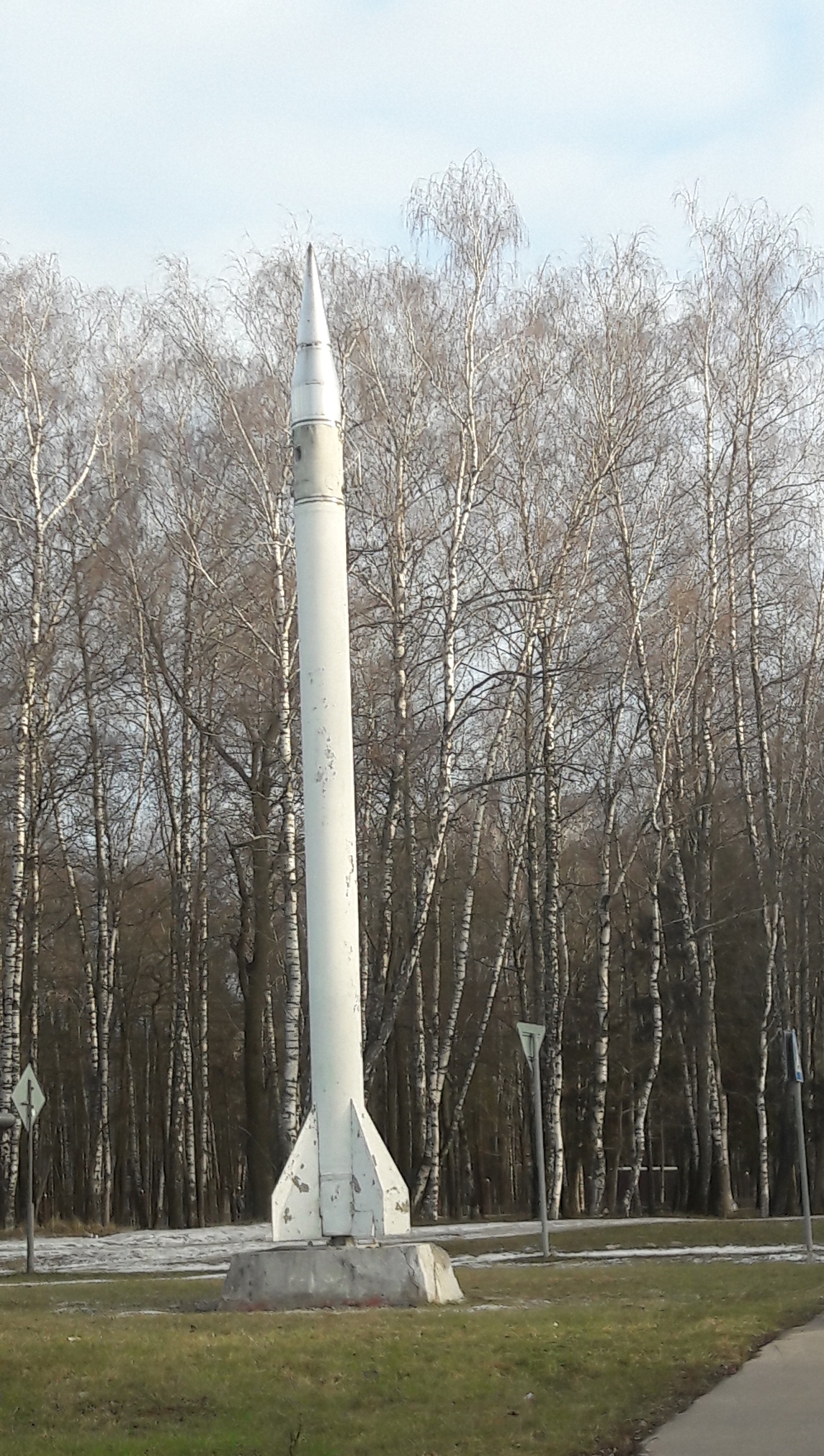 Sounding rocket as monument - Obninsk