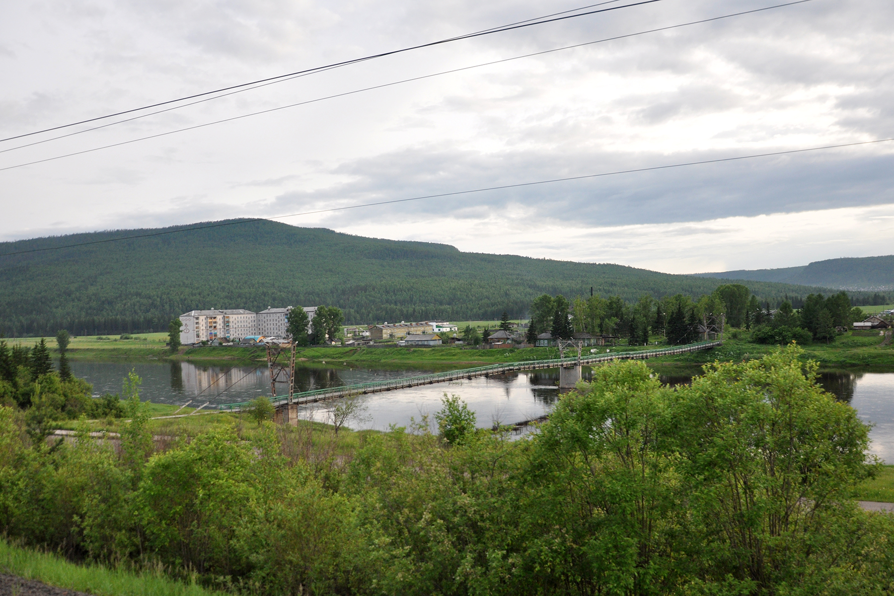Suspension bridge - Ust-Kut