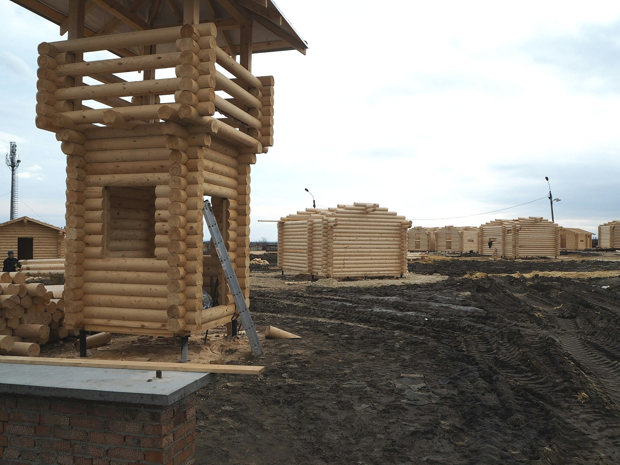 Full-scale model of the Guerrilla Village with guest houses - Kamensk ...