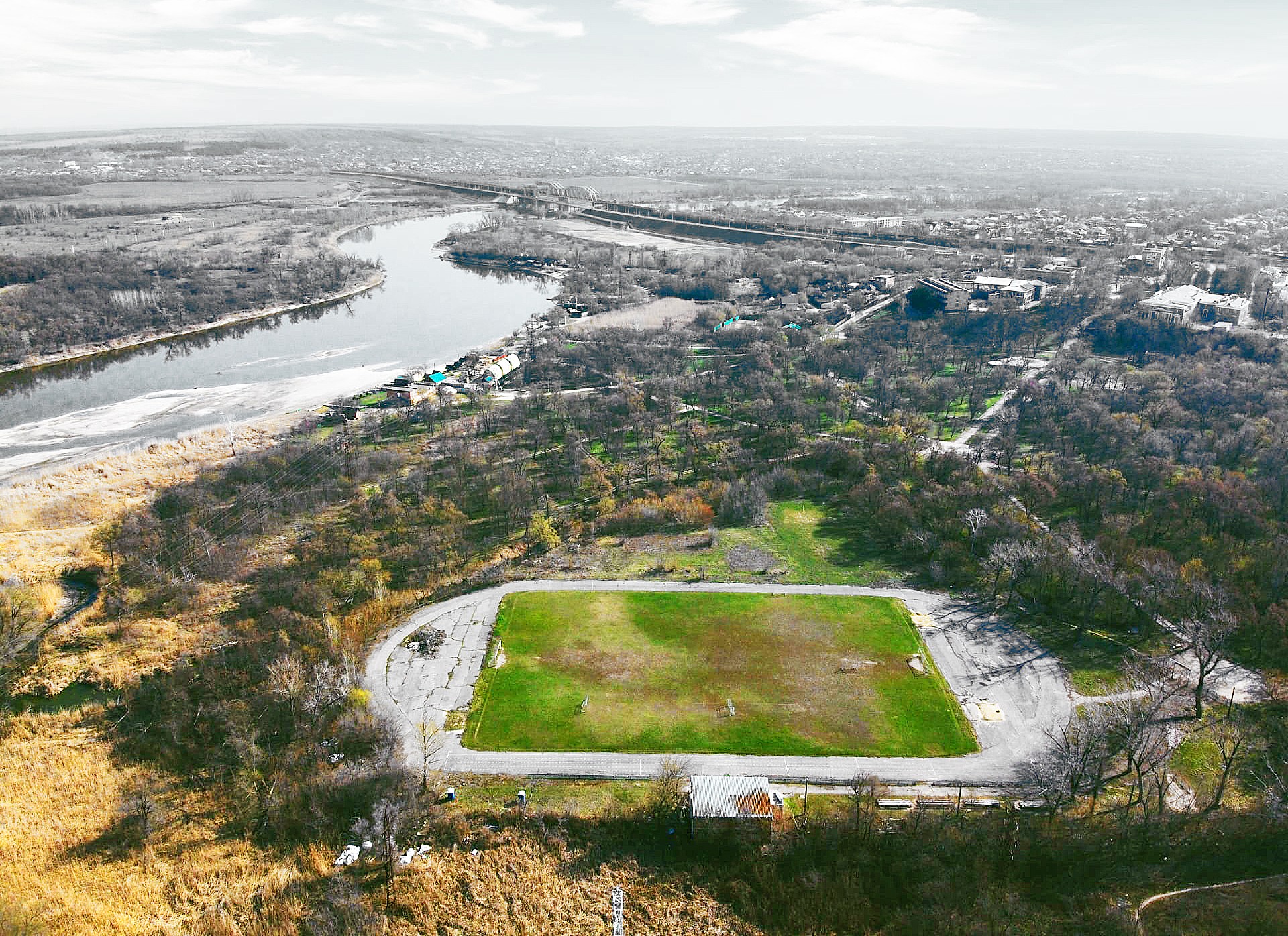 Burevestnik ('The Storm-Petrel') stadium - Kamensk-Shakhtinsky