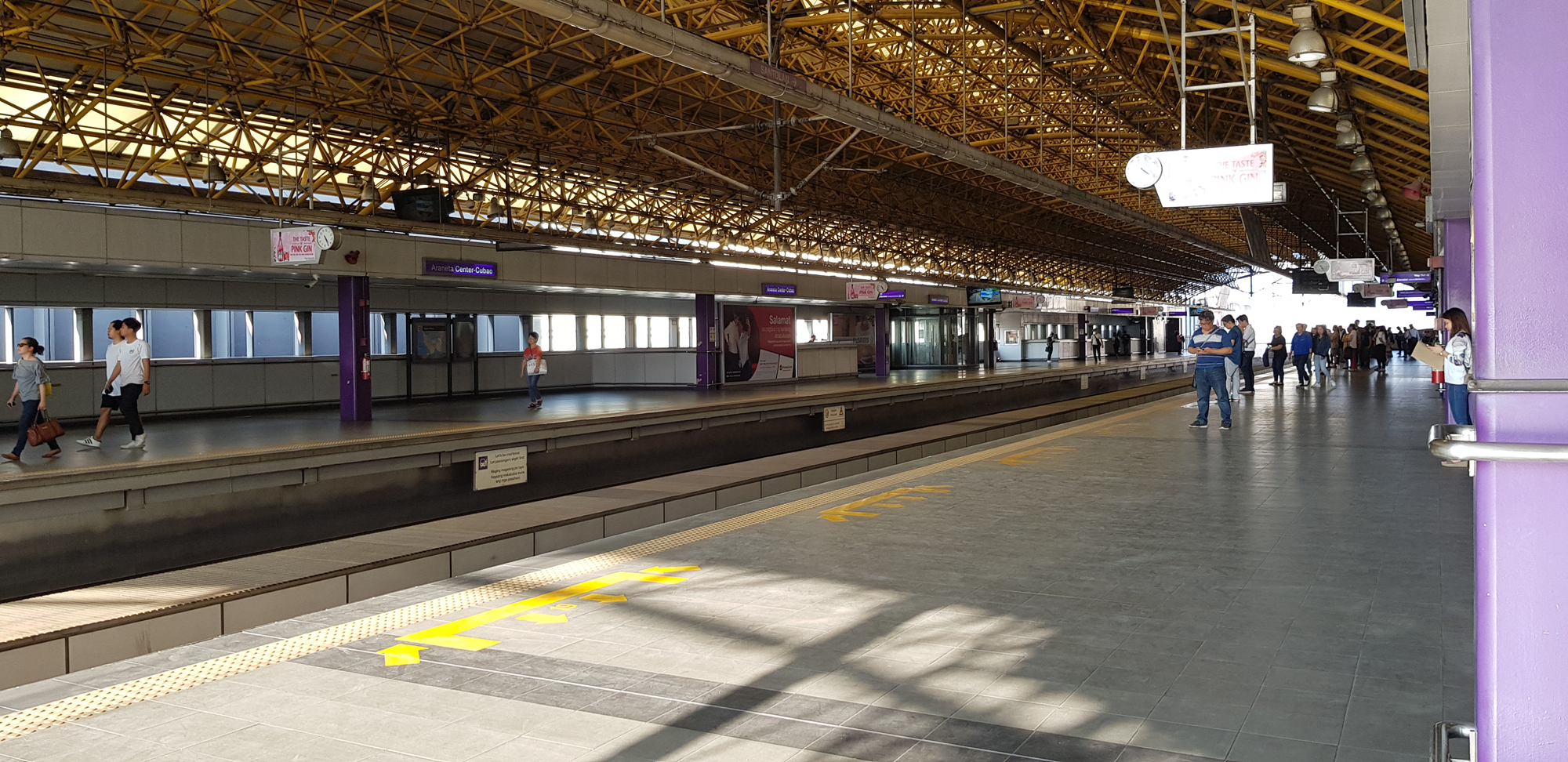 LRT-2 Araneta Center-Cubao Station - Quezon City