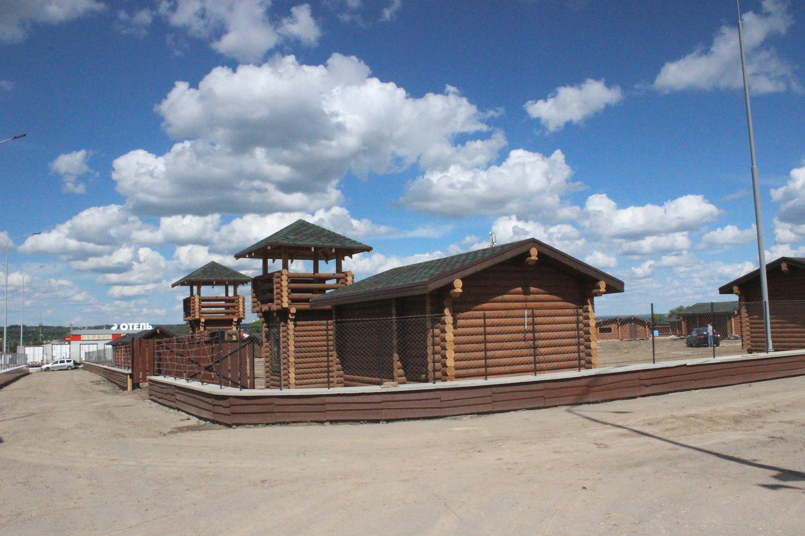Full-scale model of the Guerrilla Village with guest houses - Kamensk ...