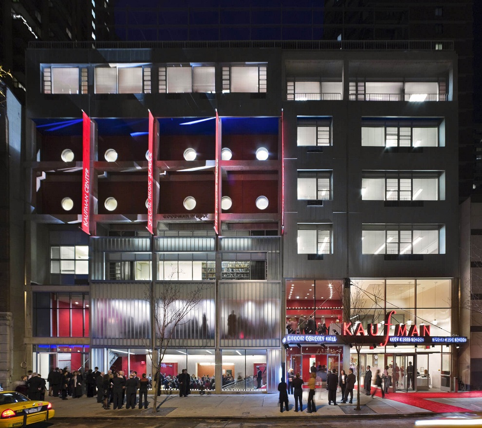Merkin Concert Hall at Kaufman Music Center / Goodman House - New York ...