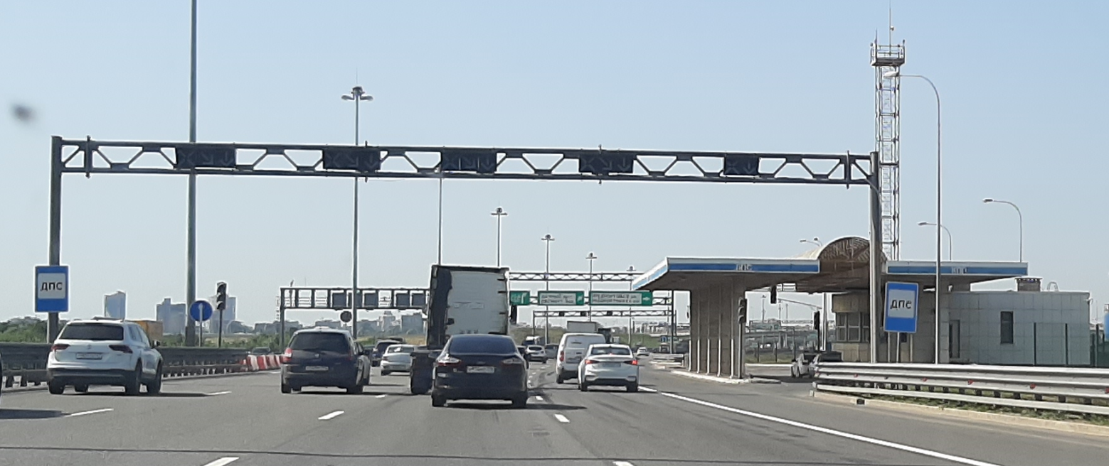 Road police check point - Saint Petersburg