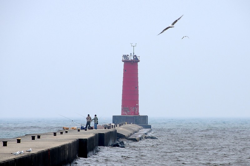 Sheboygan North Pier and Sheboygan Breakwater Light | lighthouse