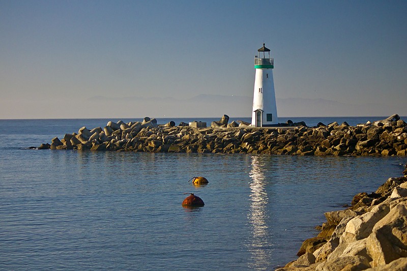 Santa Cruz Breakwater Lighthouse Atlantic Avenue
