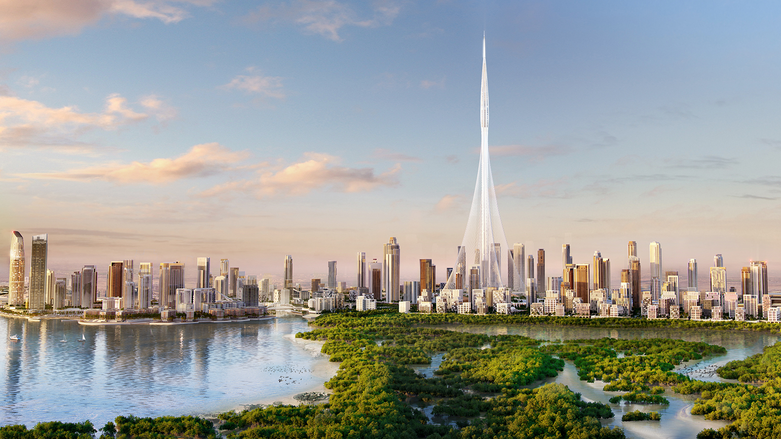 Dubai Creek Tower Plaza - Dubai | skyscraper