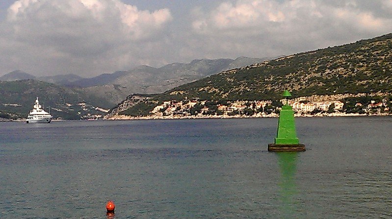 Gruž Harbour Cape Kantafig light