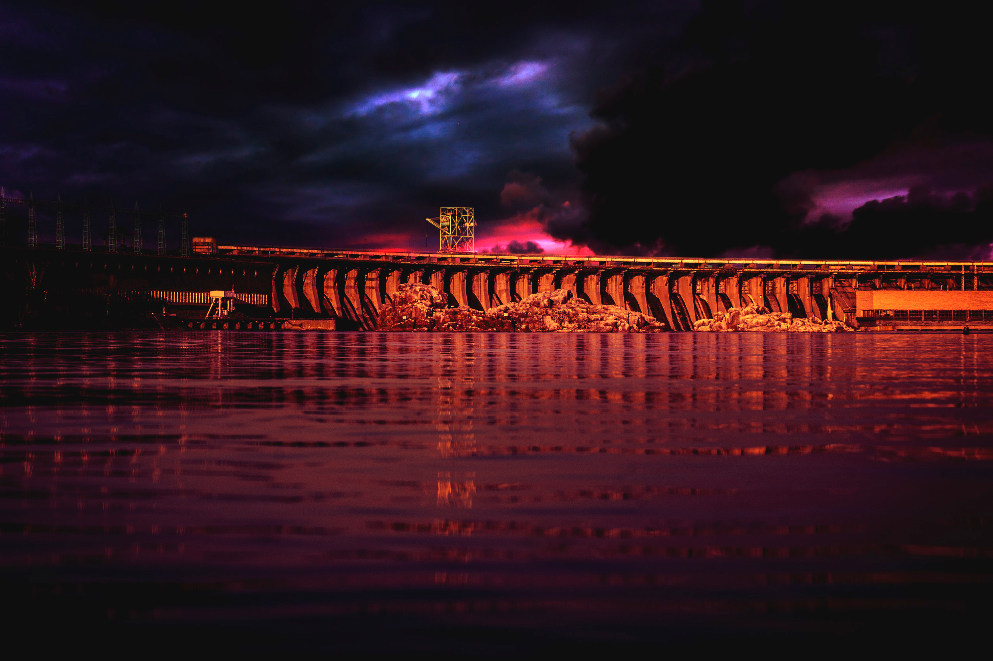 Dnipro/Dnieper Hydroelectric Dam - Zaporizhzhia