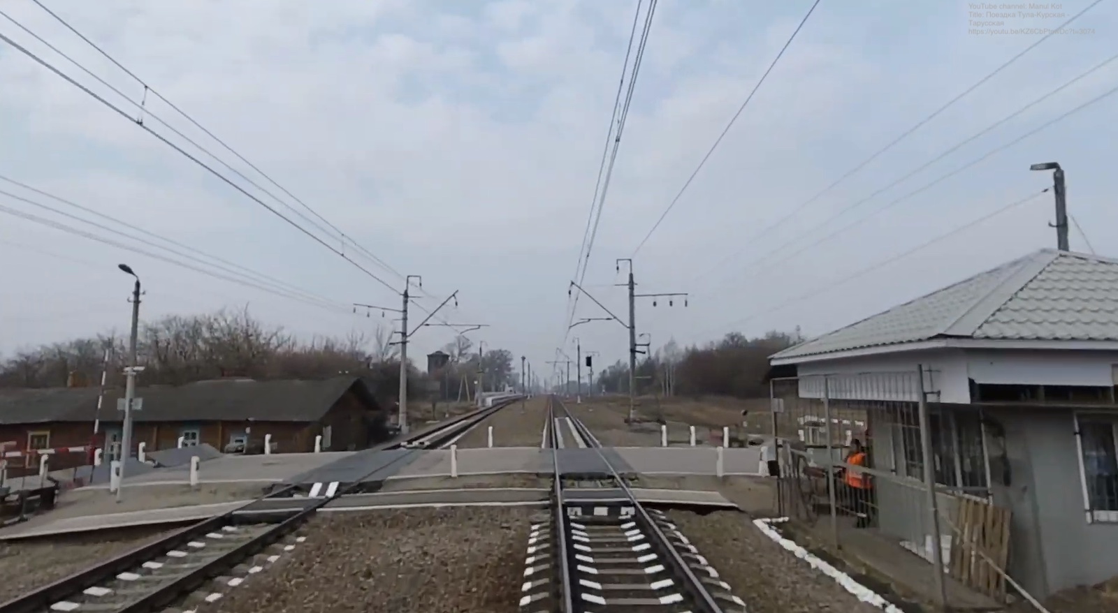 Railway crossing - Пахомово | level crossing