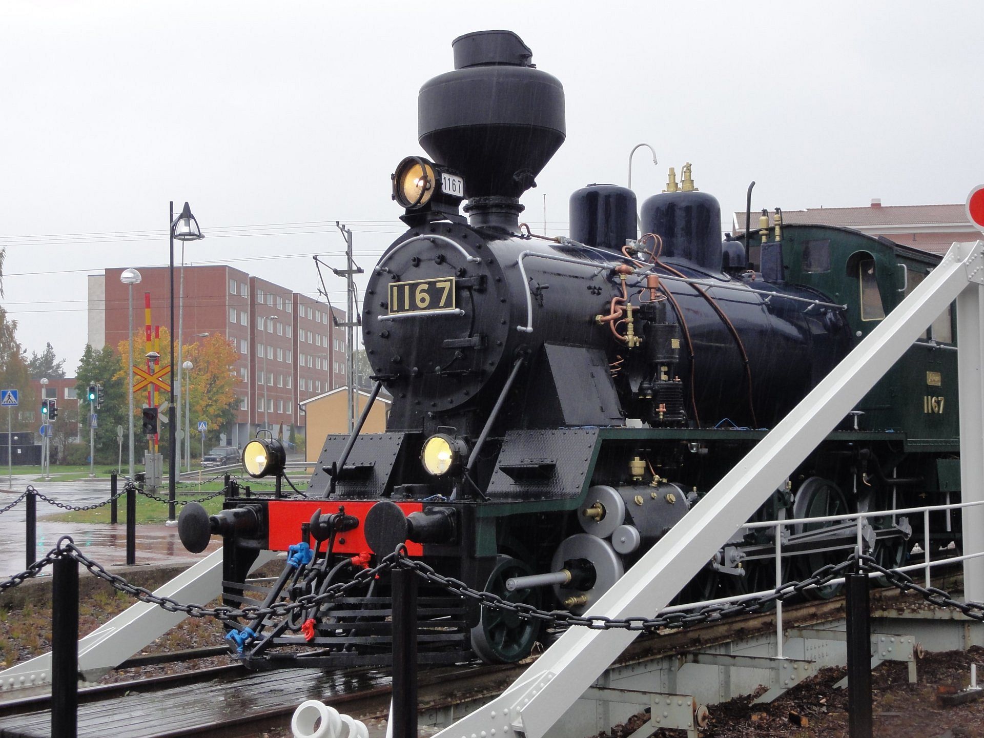 Old Steam Locomotive Tk3-1167 - Rauma (Town)