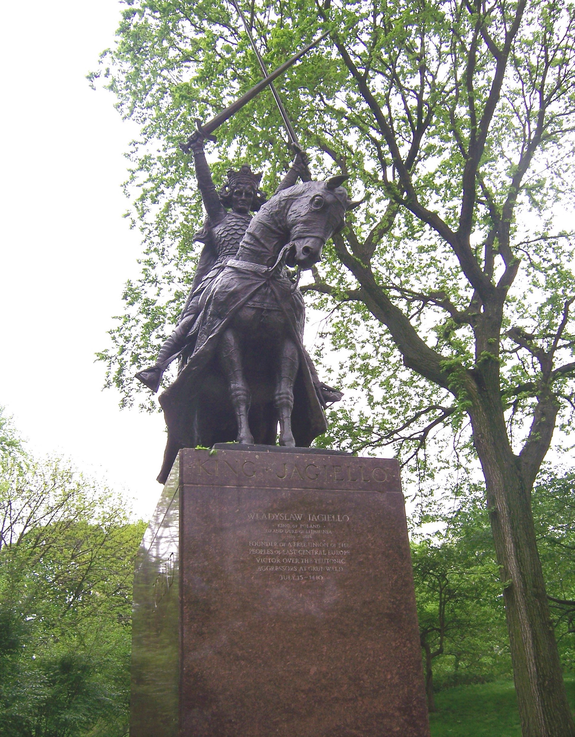 King Wladyslaw Jagiello Monument - New York City, New York