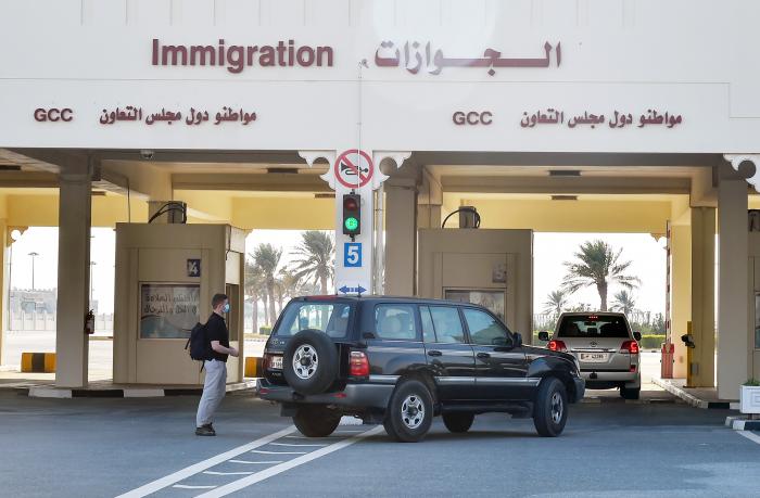 Saudi Immigration Check Point - Salwa
