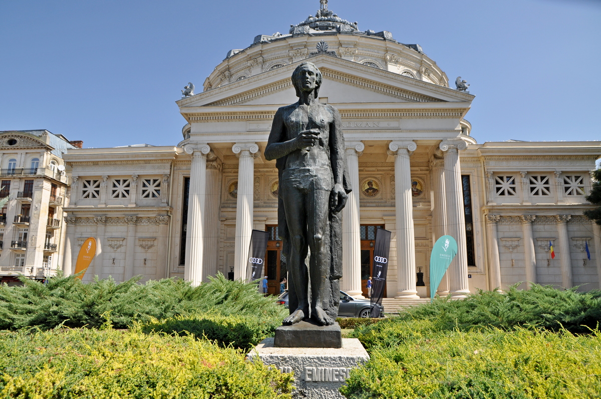 Statue of Mihai Eminescu - Bucharest | monument, sculpture, historic ...