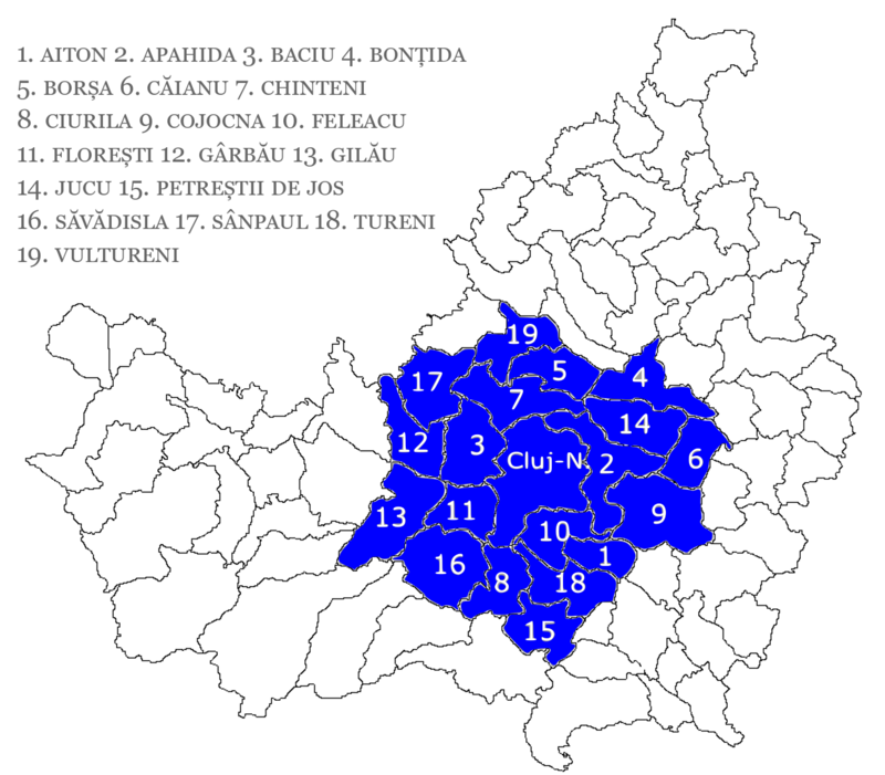 Cluj-Napoca metropolitan area - Cluj-Napoca