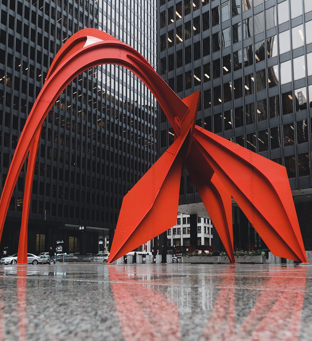"Flamingo" by Alexander Calder (1974)