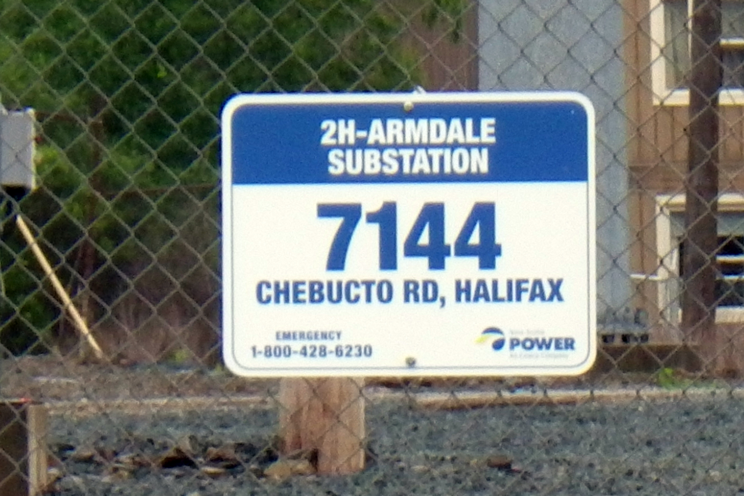 Electrical substation - Halifax | electrical sub-station, fenced area