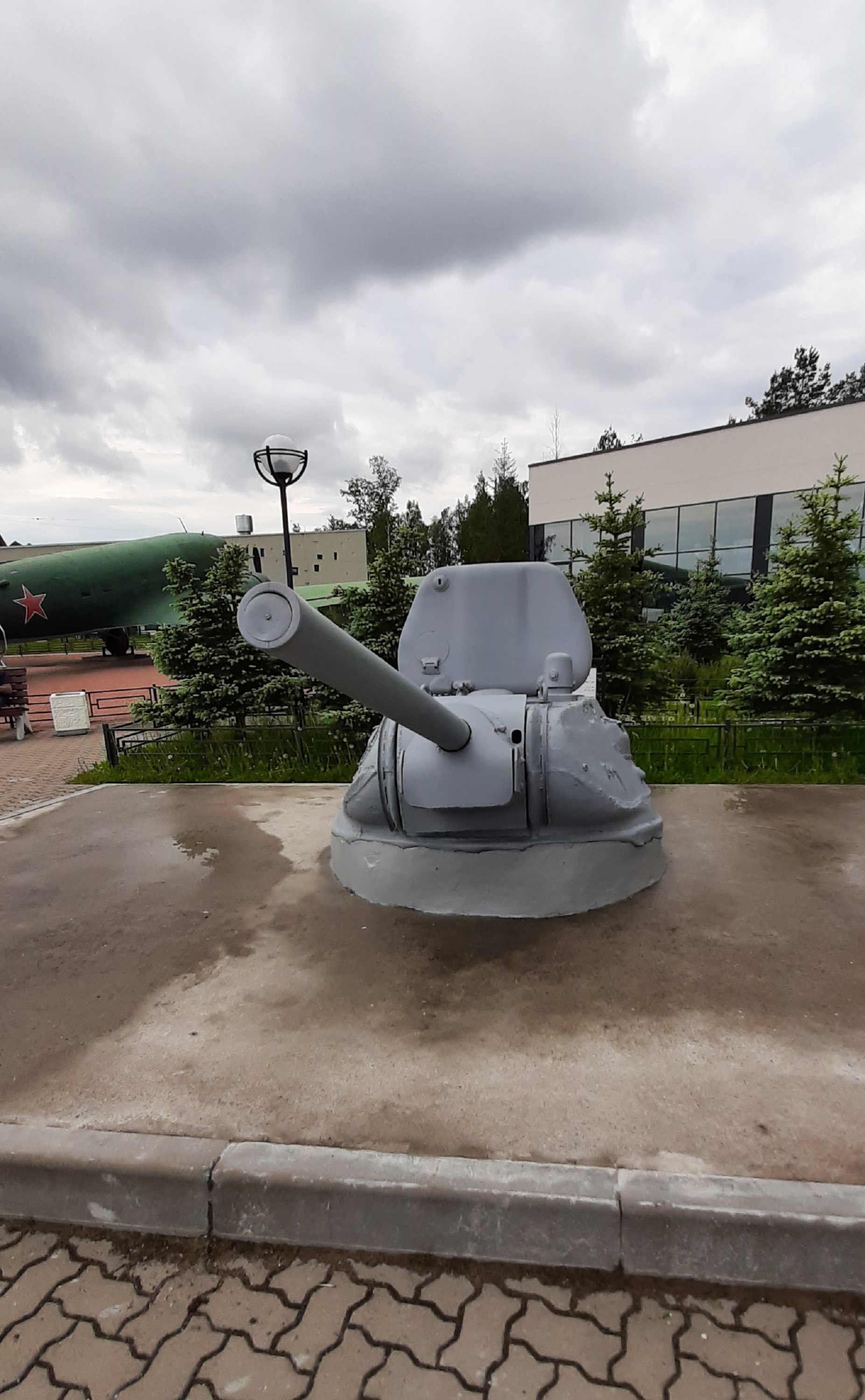 T-34 tank turret of armored boats