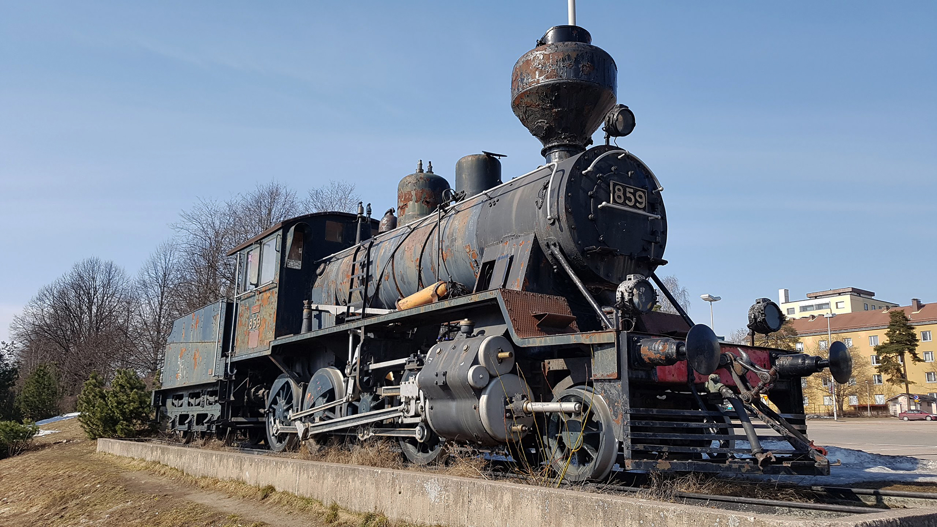 Steam locomotive Tk3 859, "Pikku-Jumbo" - Kouvola