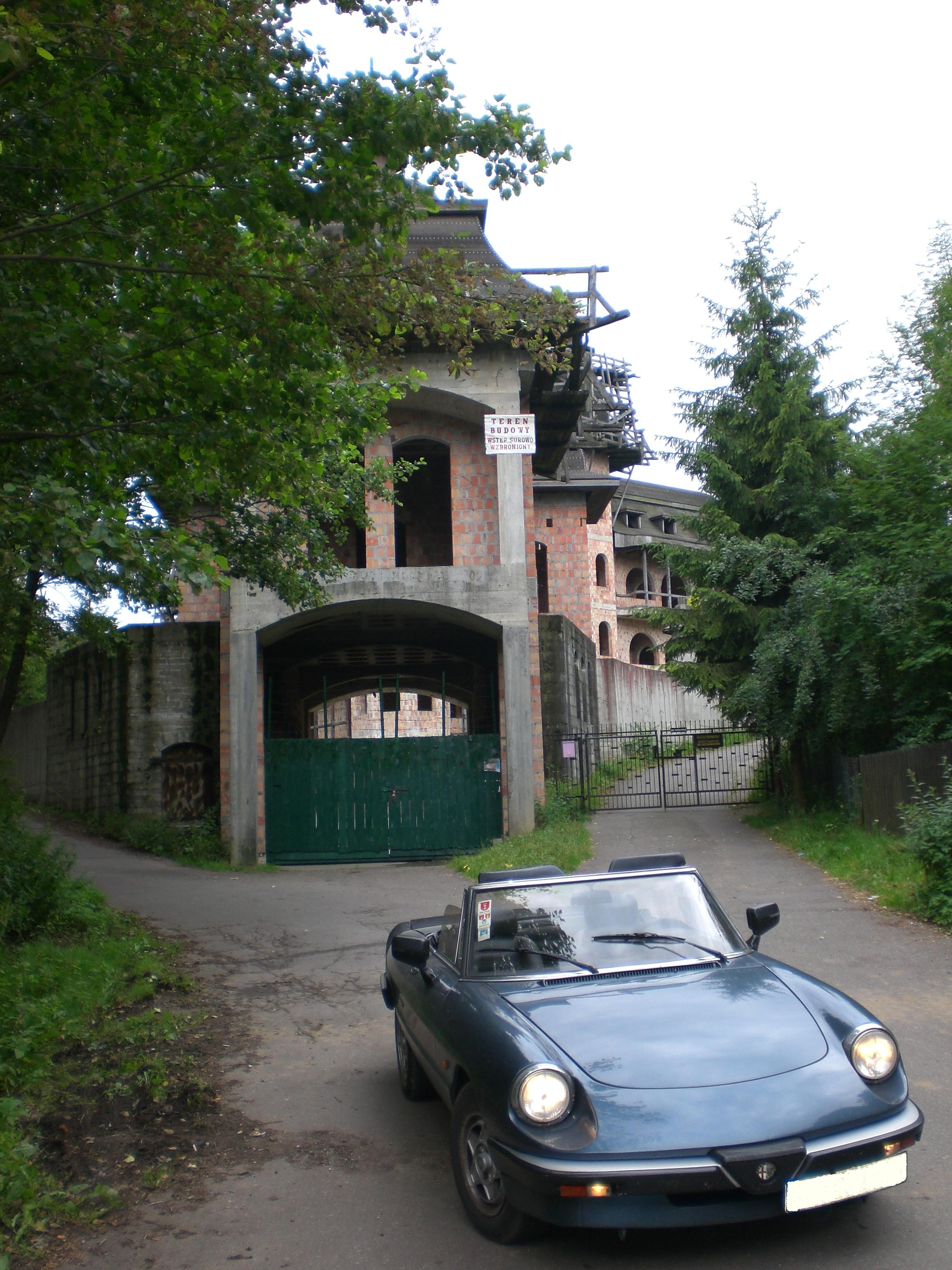 Unfinished castle in Łapalice