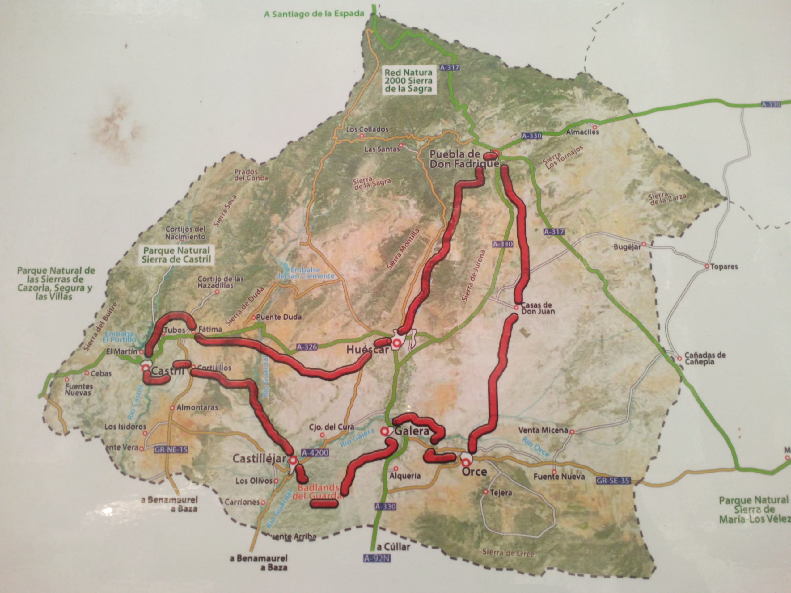 Inicio red de senderos y rutas / Cartelería informativa y mapa de ...