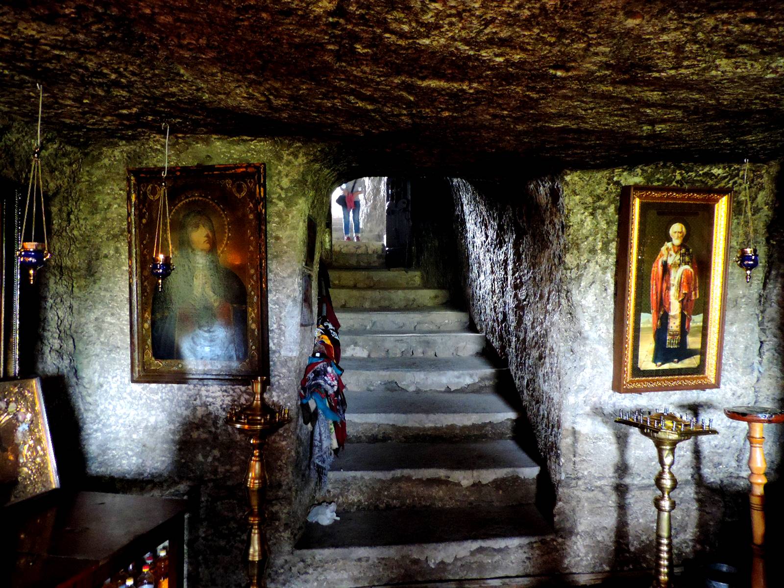 Orthodox church in a cave - Butuceni