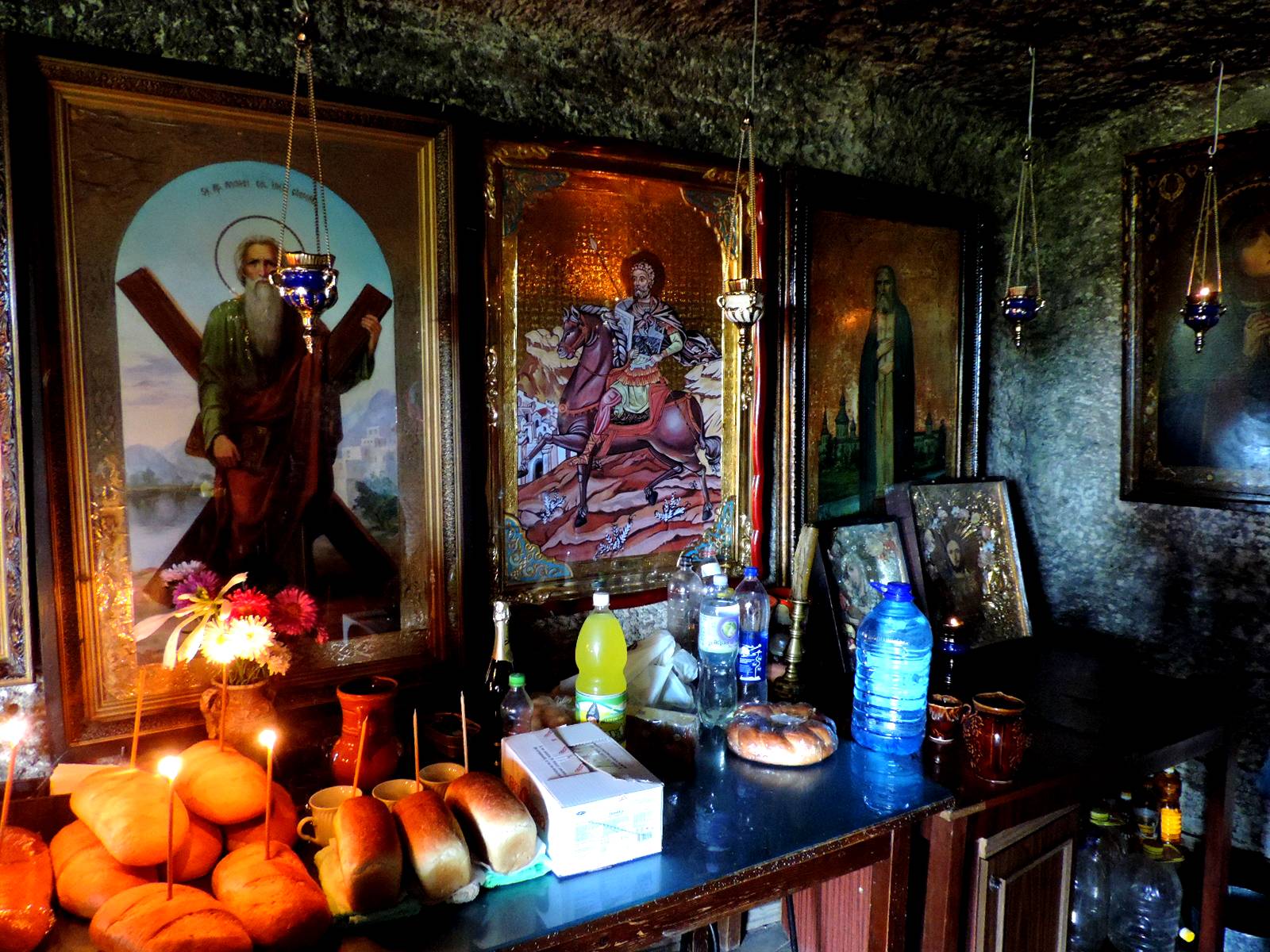 Orthodox church in a cave - Butuceni