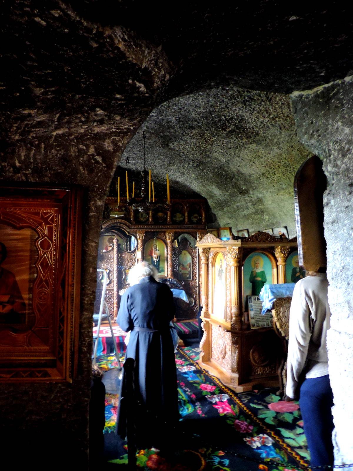 Orthodox church in a cave - Butuceni