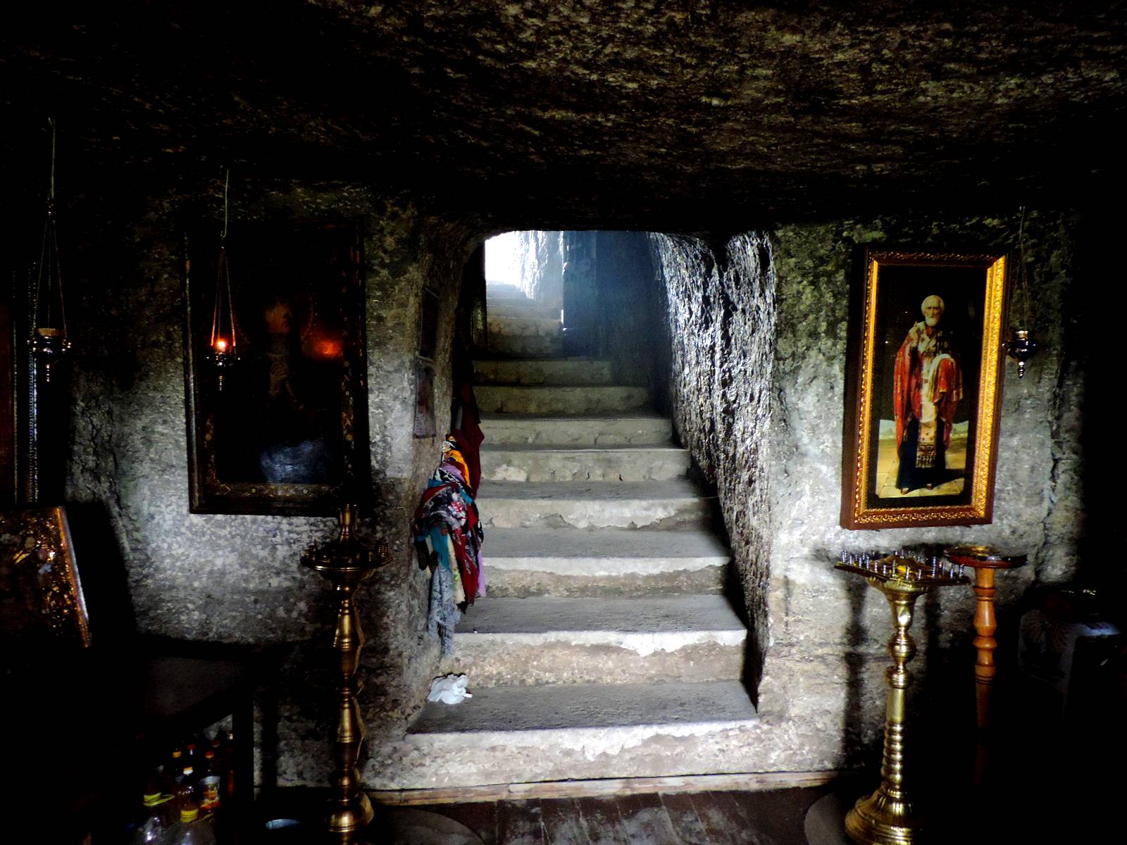 Orthodox church in a cave - Butuceni