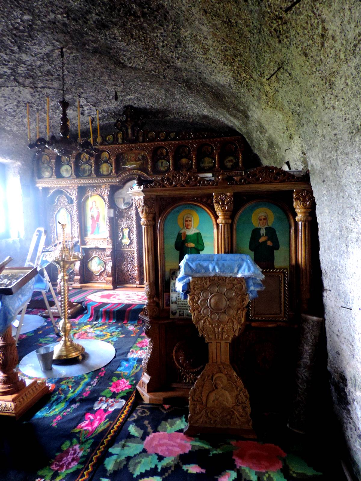 Orthodox church in a cave - Butuceni