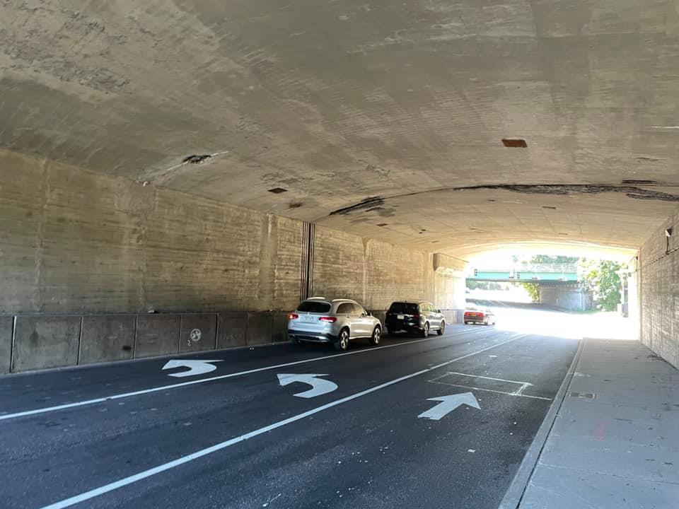 L.I.E. - Searingtown Road Underpass - North Hills, New York