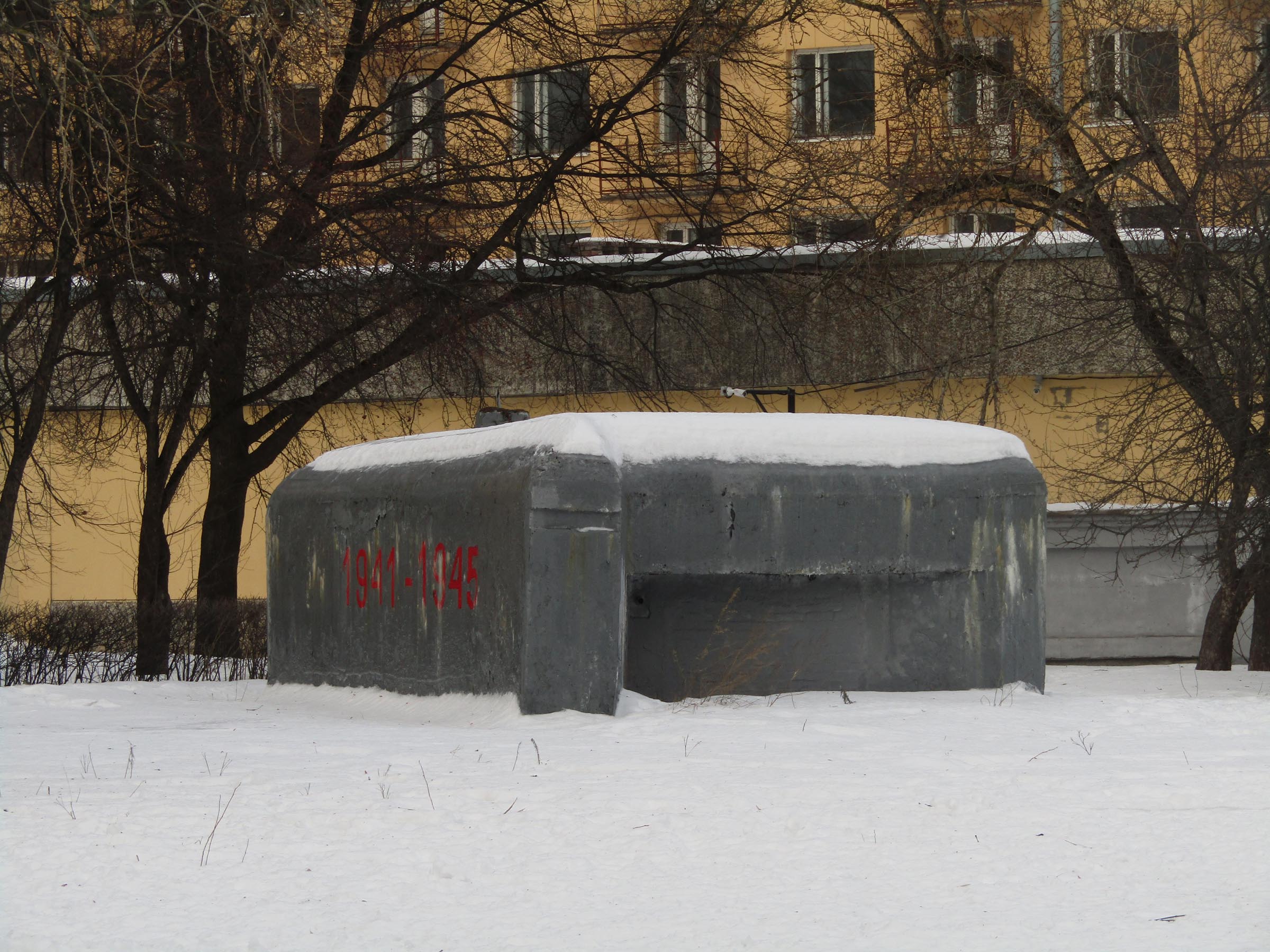 WW2 pillbox (bunker) - Saint Petersburg