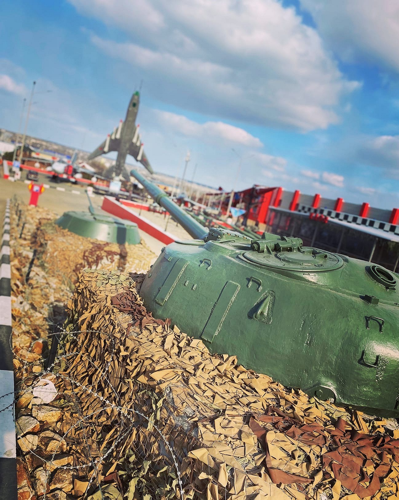 T-72 tank turret used as the DOT-80 pillbox - Kamensk-Shakhtinsky