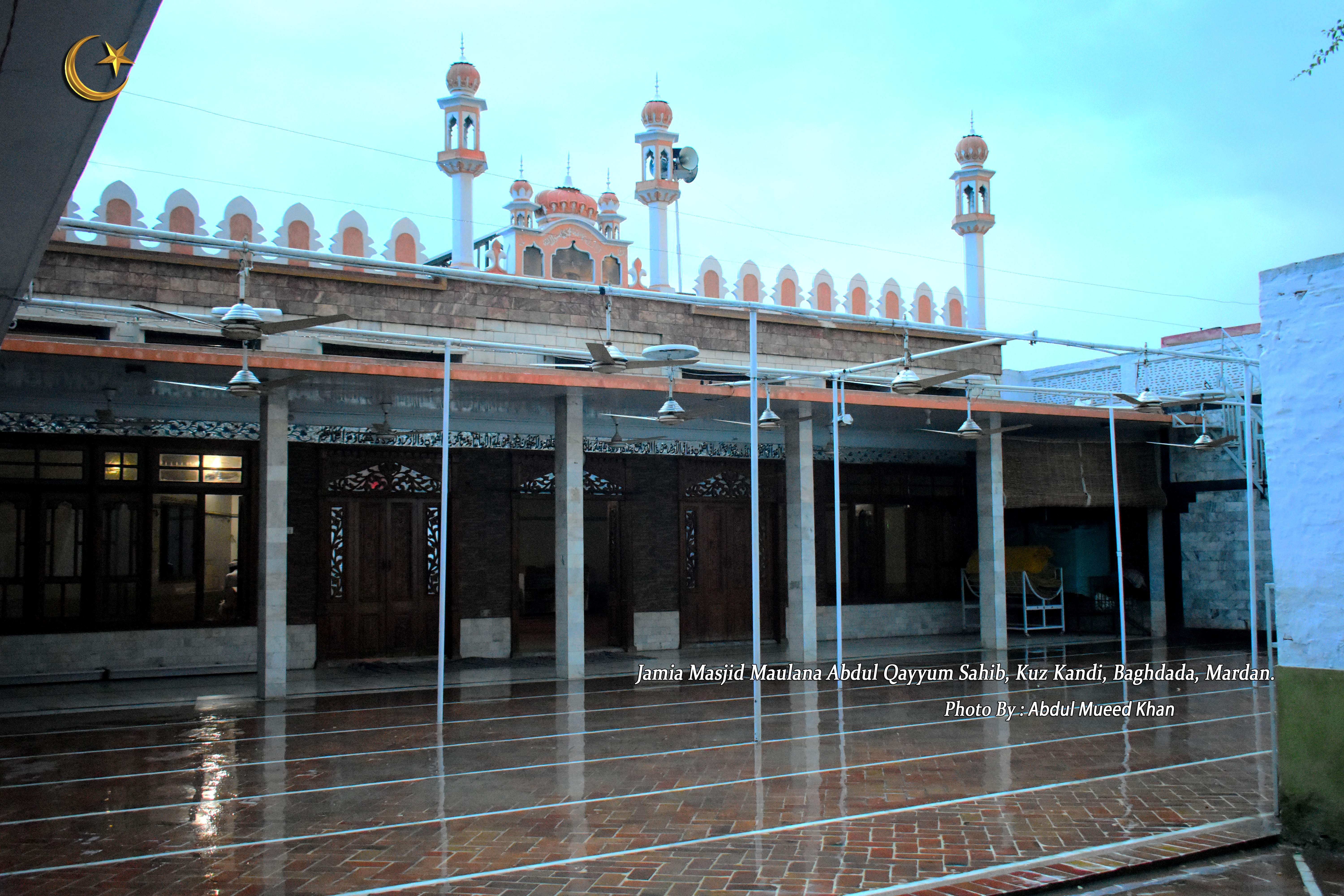 Jamia Masjid Maulana Abdul Qayyum Sahib, Kuz Kandi Baghdada Mardan - Mardan