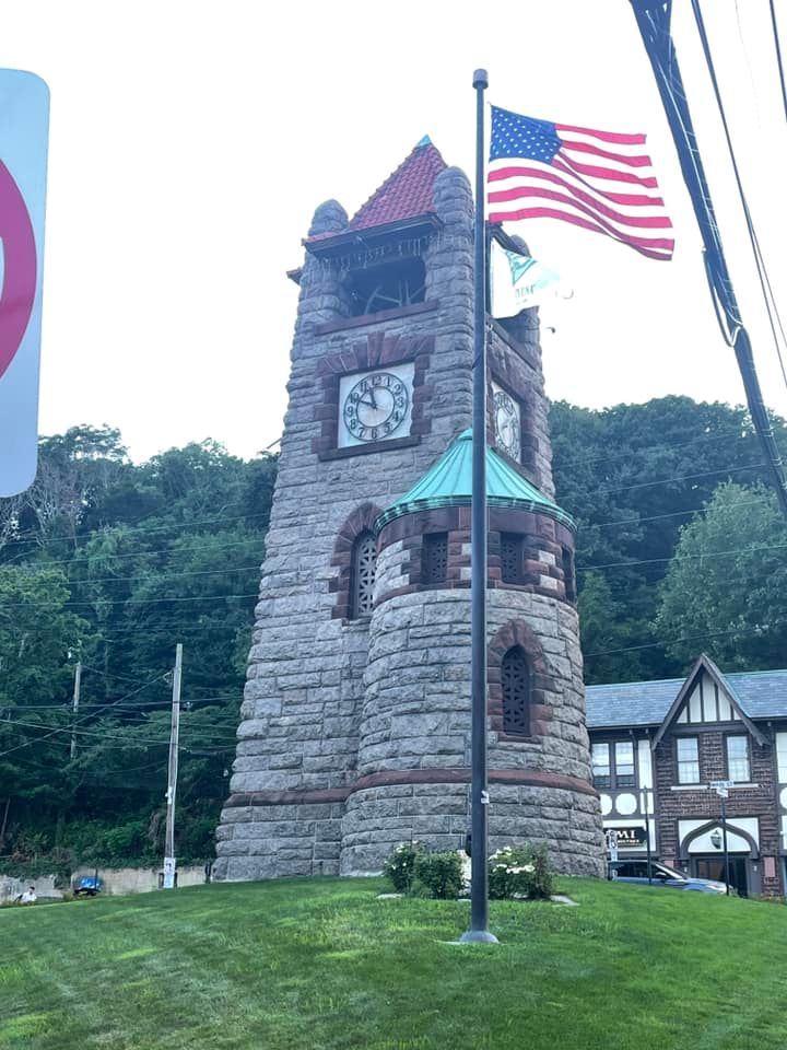 Ellen E. Ward Memorial Clock Tower - Roslyn, New York