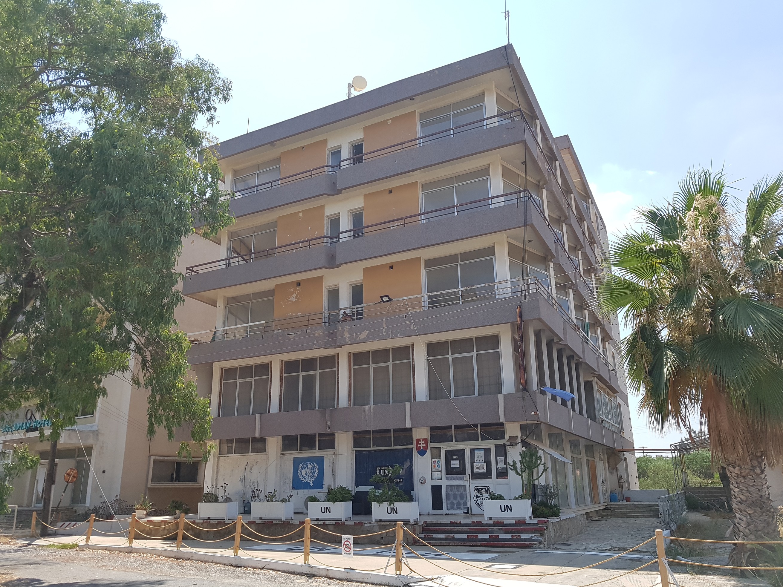Building occupied by the UN forces - Gazimağusa