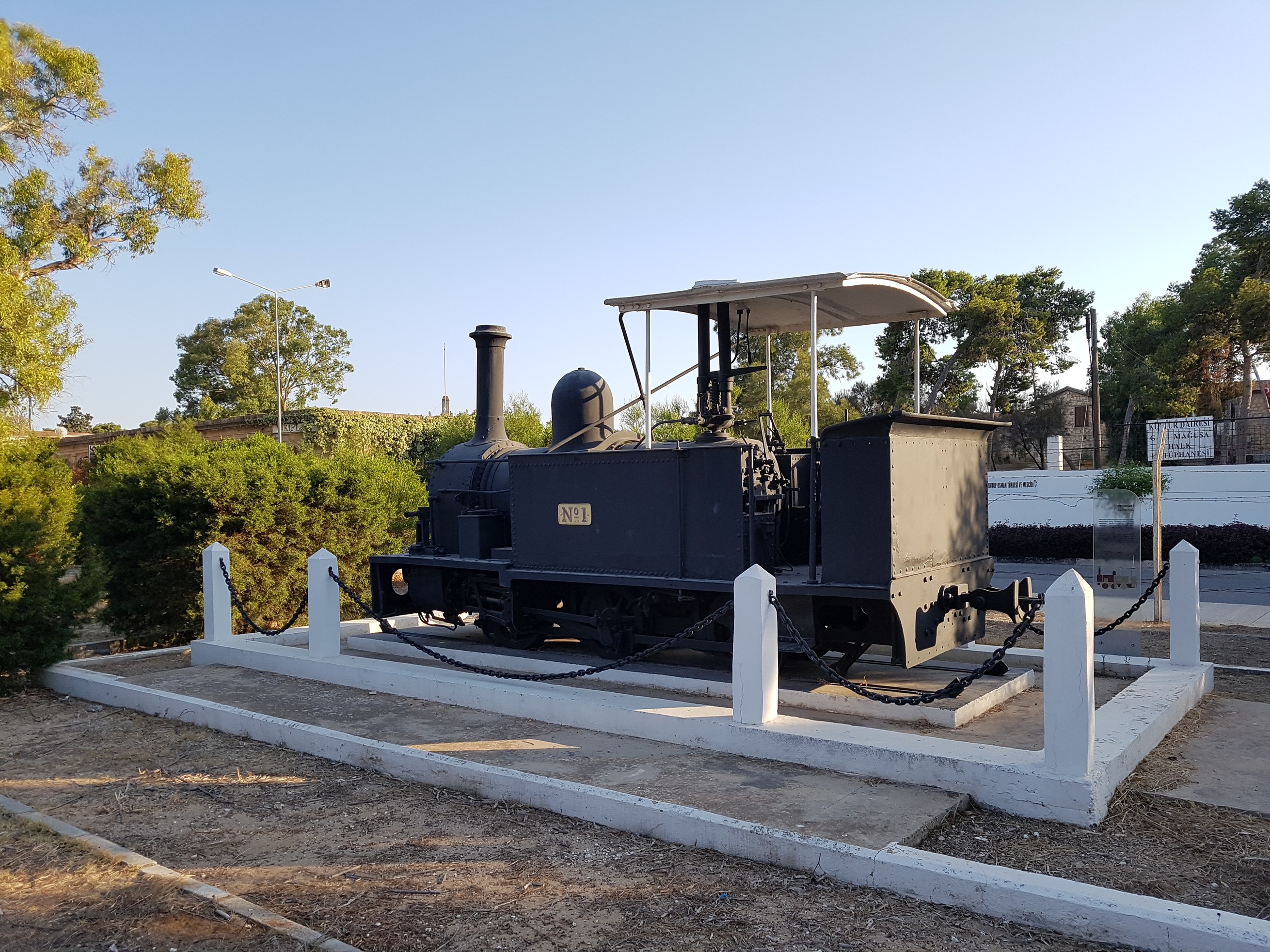 Cyprus Gov't Railway No. 1 Steam Locomotive - Gazimağusa