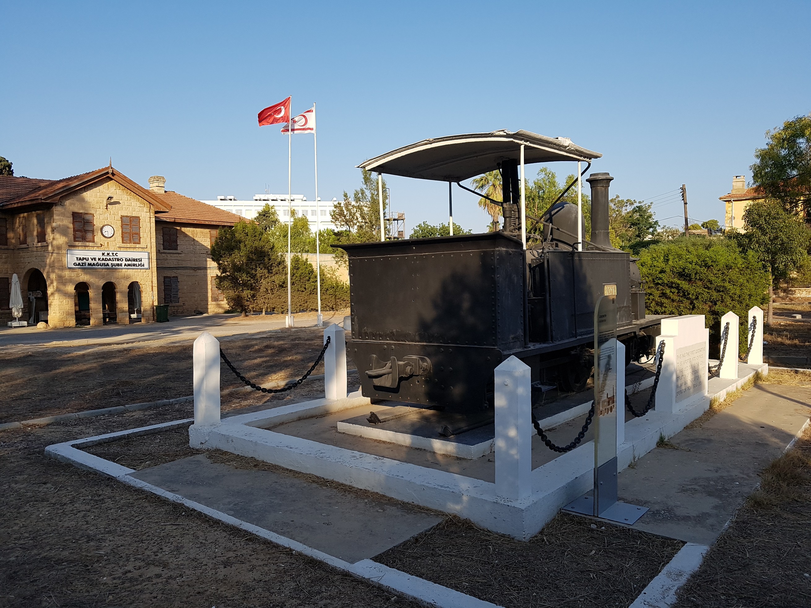 Cyprus Gov't Railway No. 1 Steam Locomotive - Gazimağusa