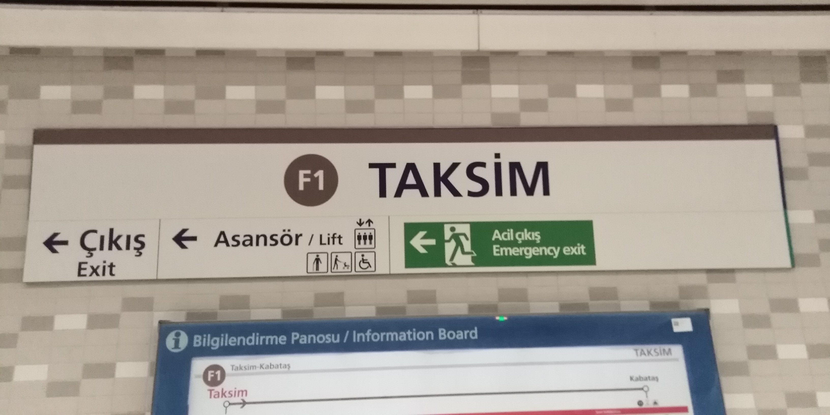 Taksim Funicular Station (F1 line) - Istanbul Metropolitan Municipality