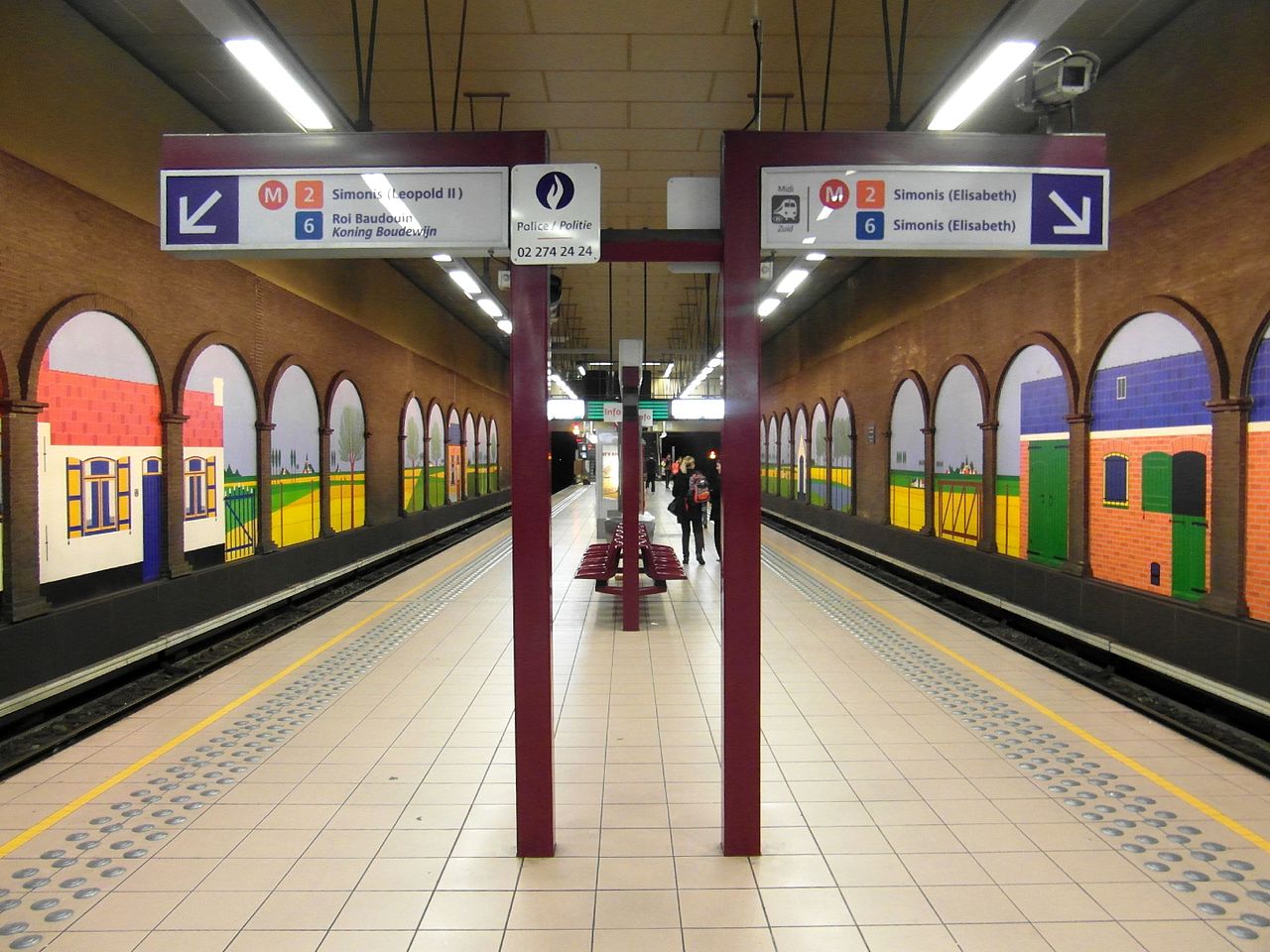 STIB/MIVB - Clémenceau | metro station, underground facility, 1993 ...