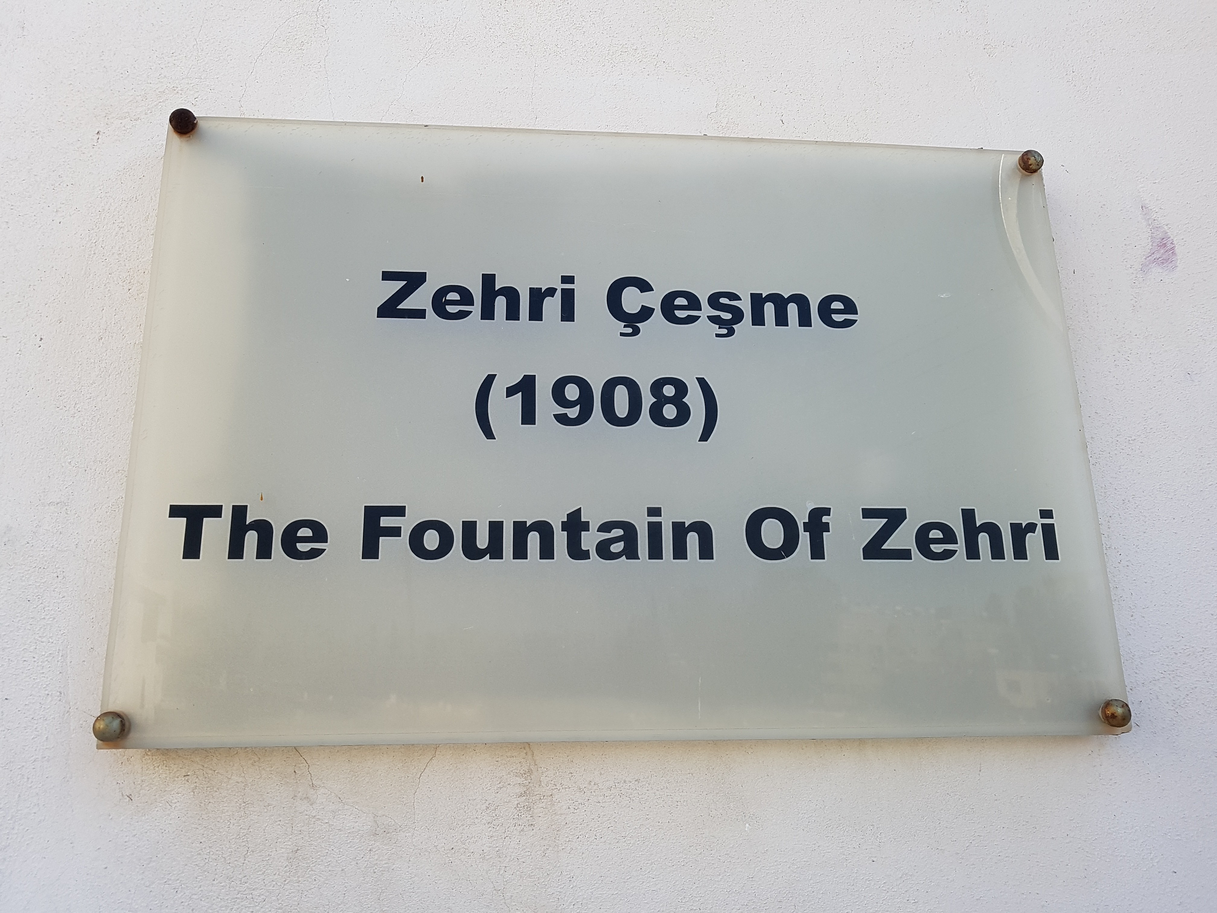 The fountain of Zehri - Lefkoşa