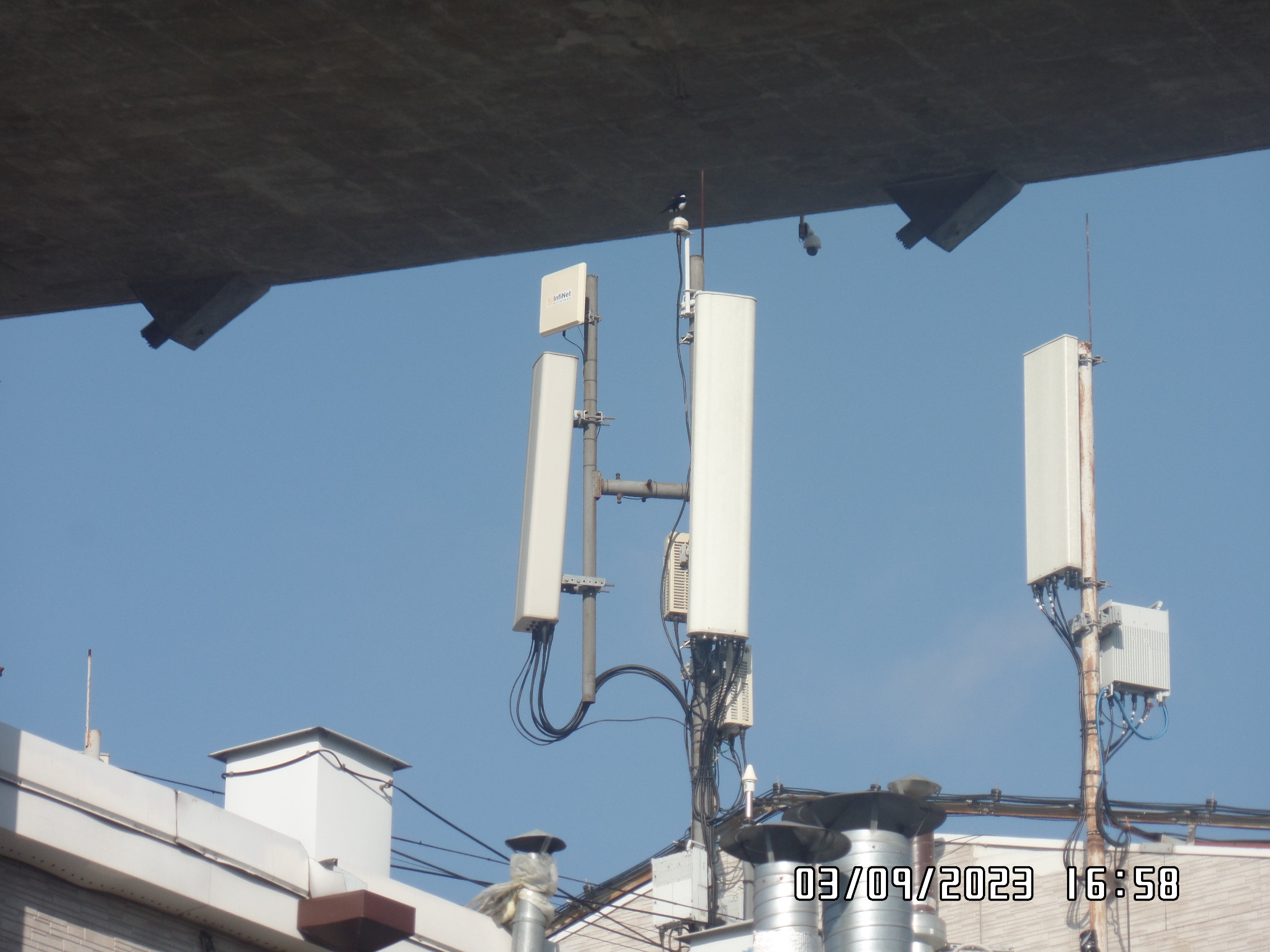 Базовая станция (БС) № 08027 сети цифровой сотовой радиотелефонной ...