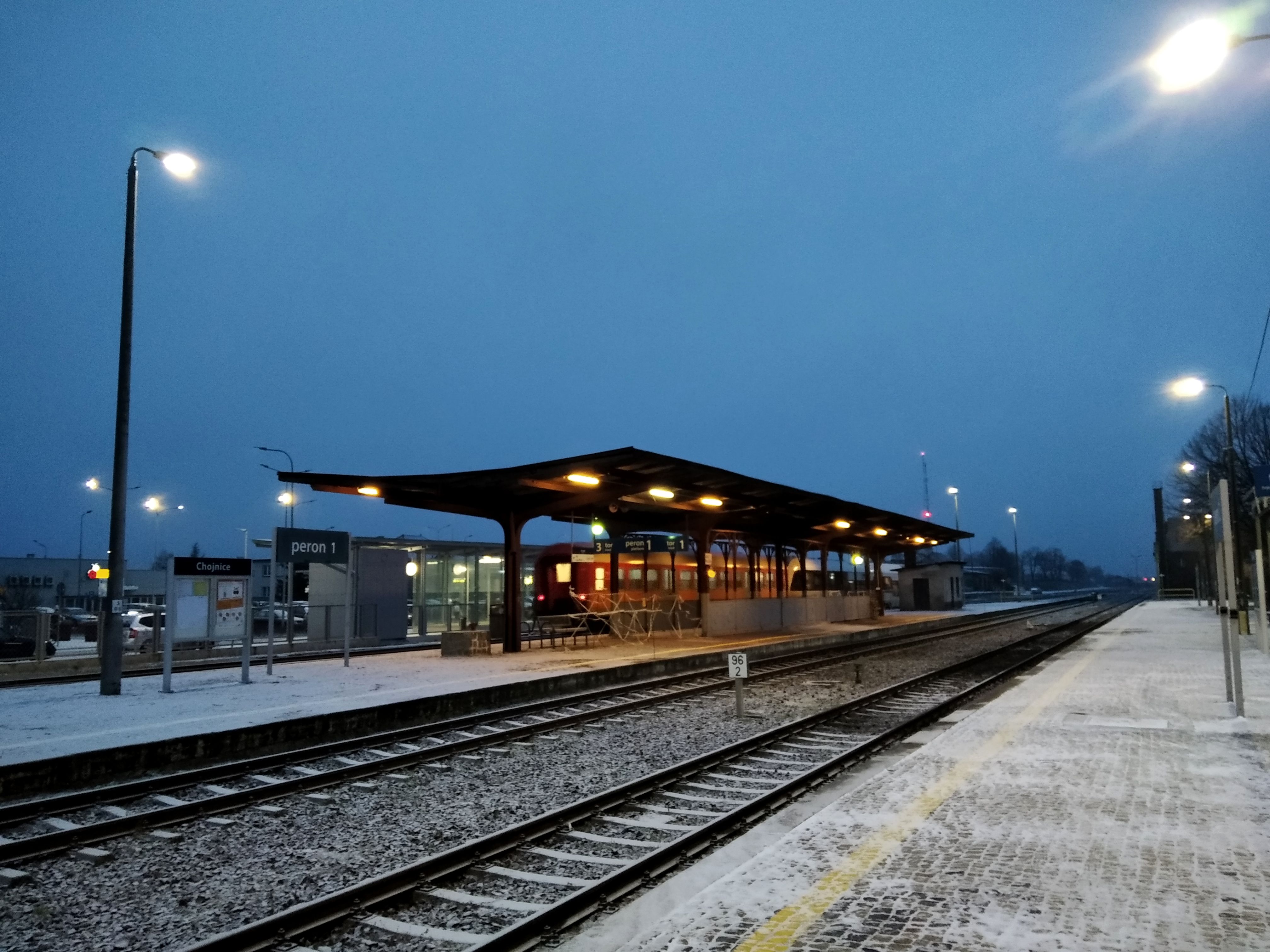 Railway station. - Chojnice