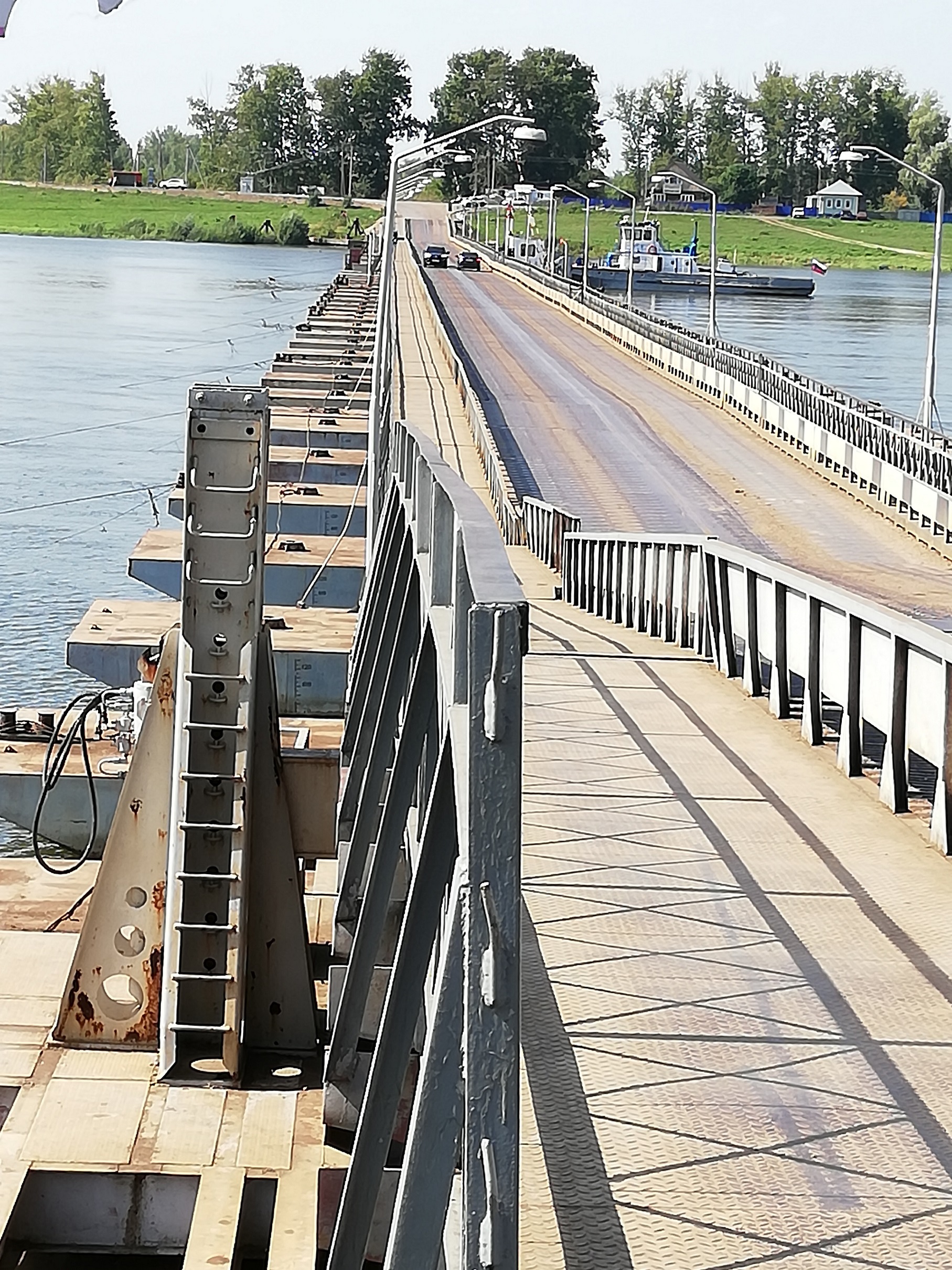 Pontoon bridge - Birsk