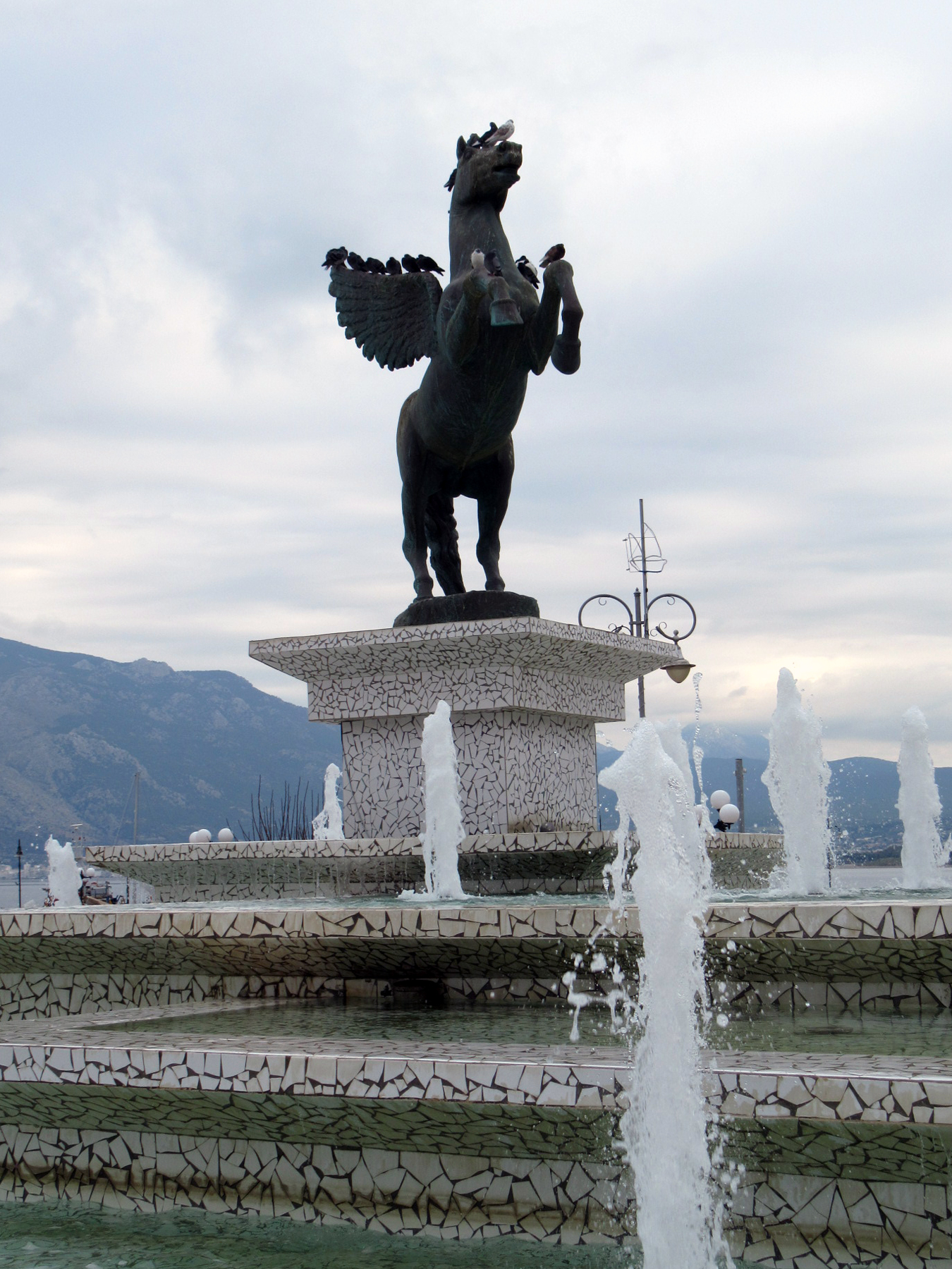 Pegasus statue