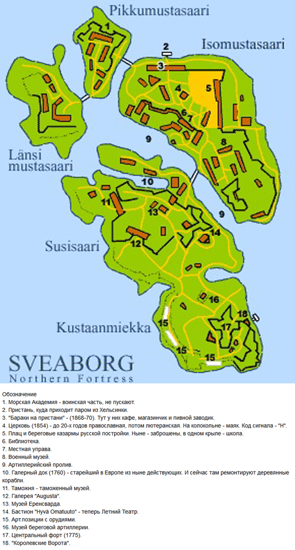 Suomenlinna Sea Fortress (Krepost Sveaborg) - Helsinki