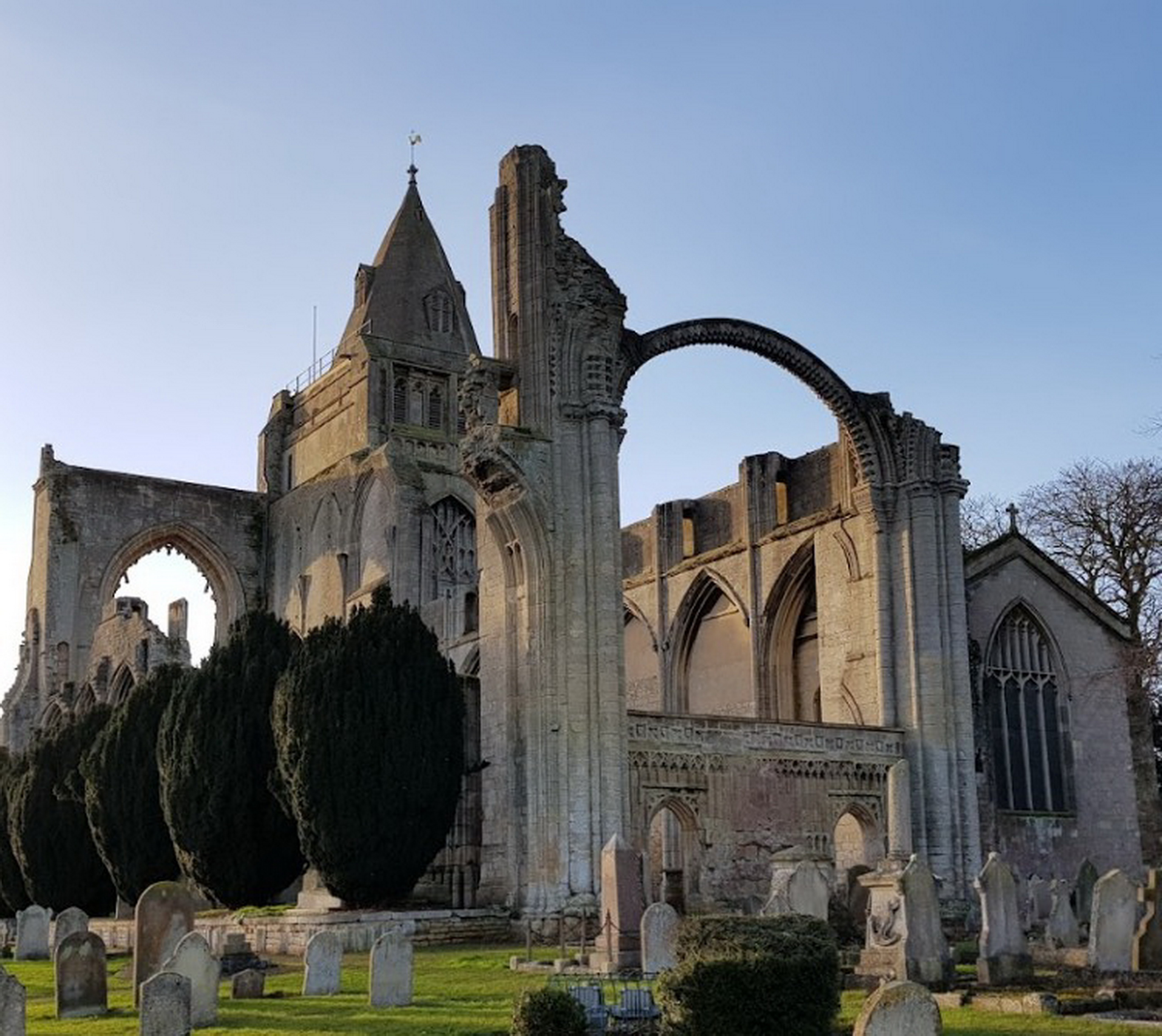 Crowland Abbey (also known as Croyland Abbey) - Crowland