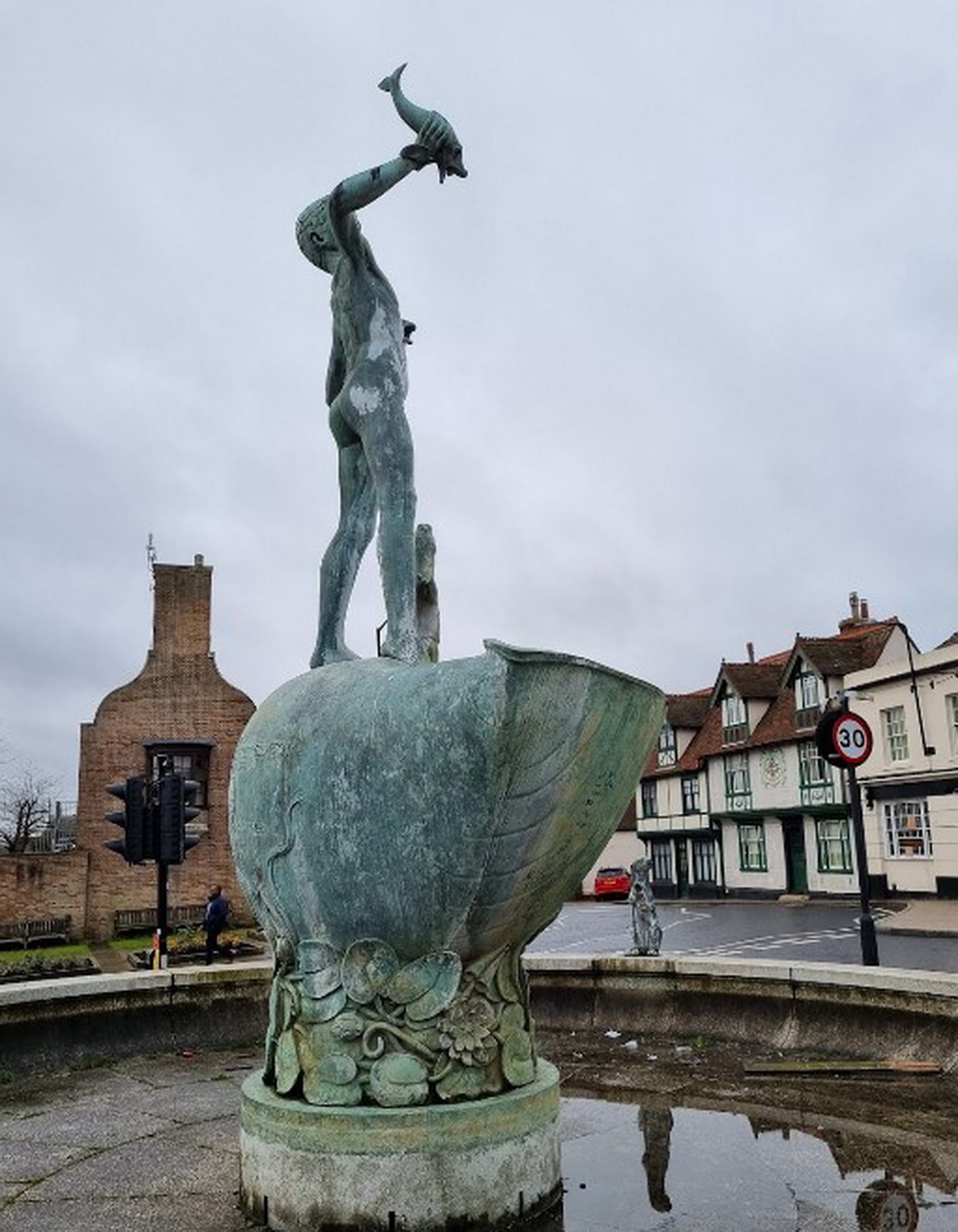 Young Boy Statue - Braintree